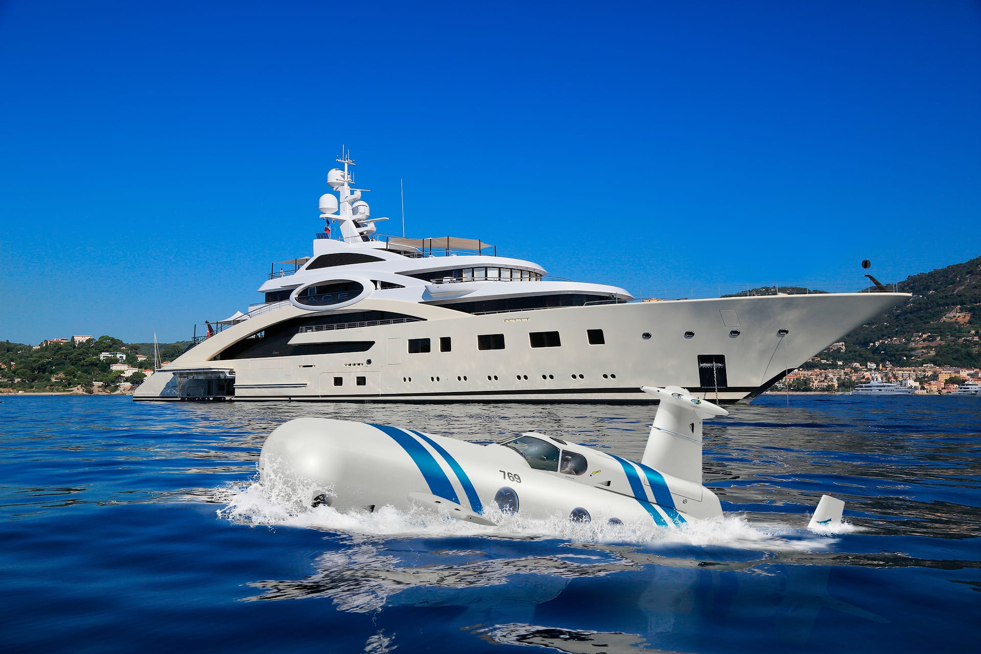 De Eerste Luxe Duikboot van Ocean Submarine is de Privéjet der ...