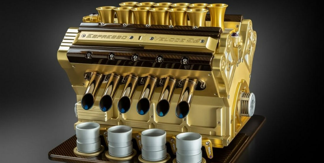 Goud, diamanten en carbon: dit is de meest extreme espresso-machine ter ...