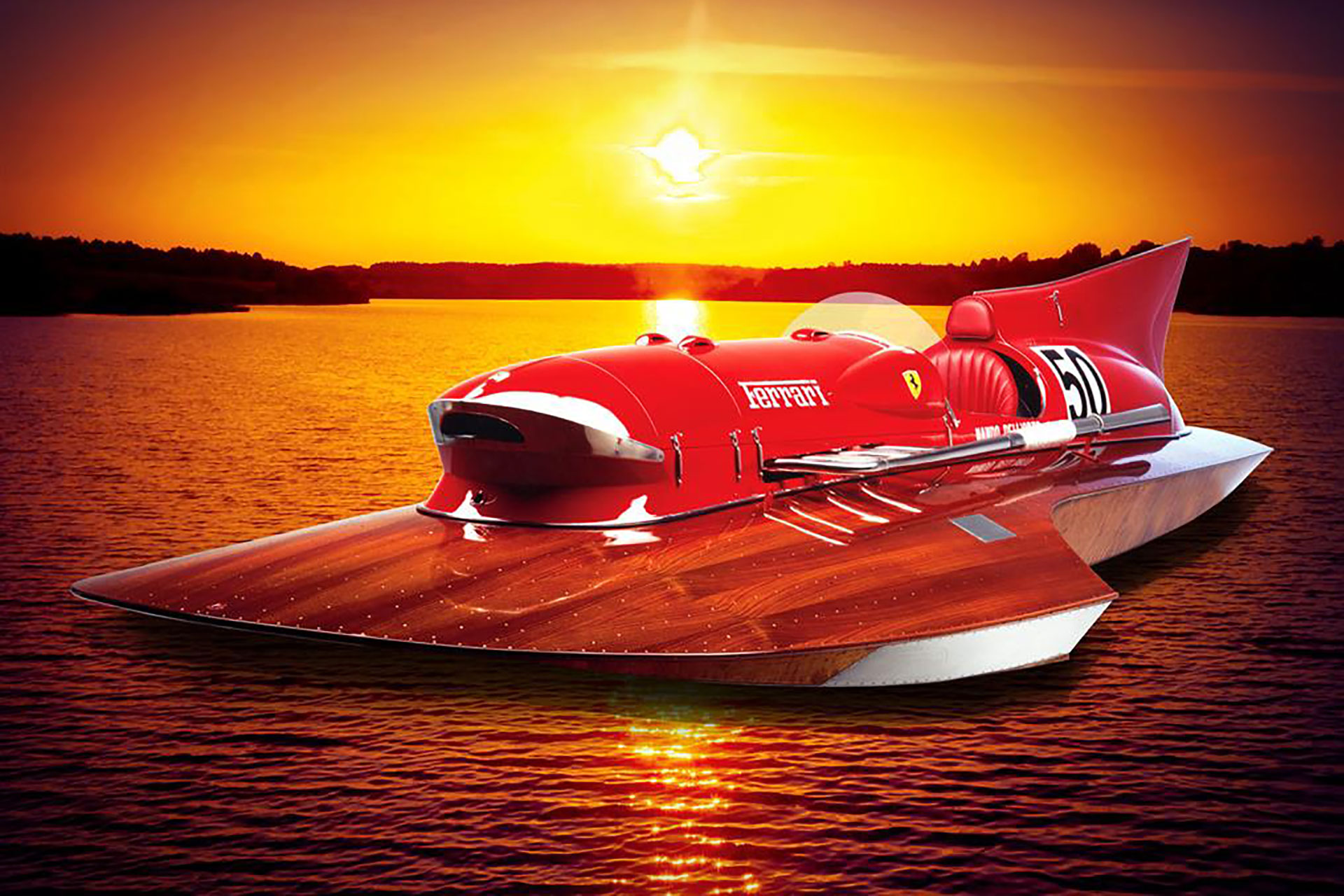 Deze bijzondere 'Ferrari' speedboat kan voor slechts €10 miljoen de ...